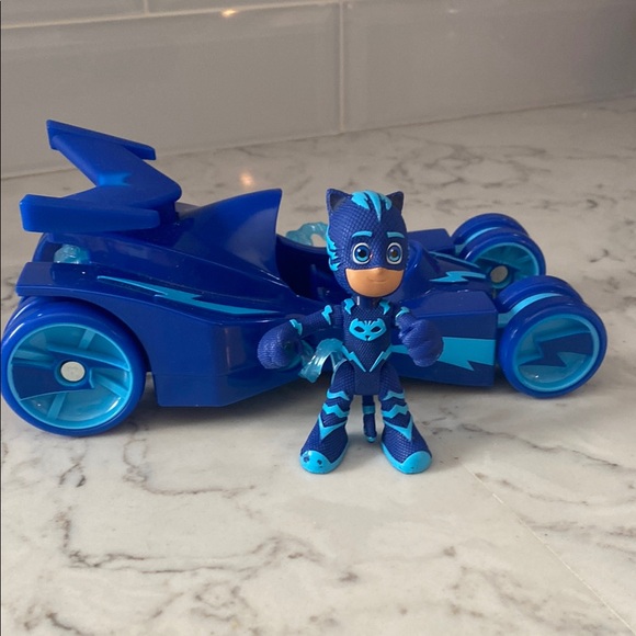 Hasbro | Toys | Hasbro Blue Futuristic Vehicle And Action Figure Set ...